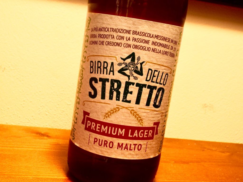 Beer of the Stretto Messina Premium Lager - Pure Malt - Daniele Sciarotta