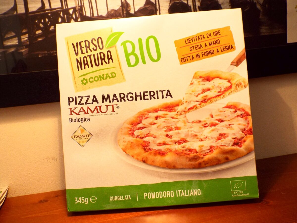 Conad Frozen Organic Kamut Margherita Pizza - Daniele Sciarotta