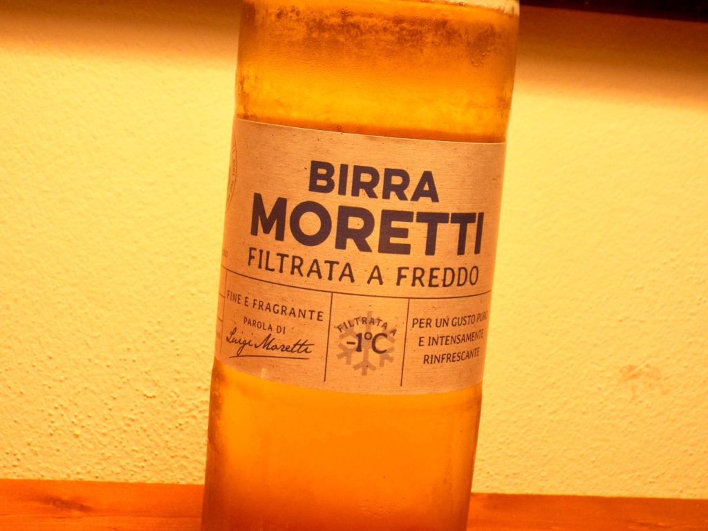 Cold filtered Moretti beer - Daniele Sciarotta