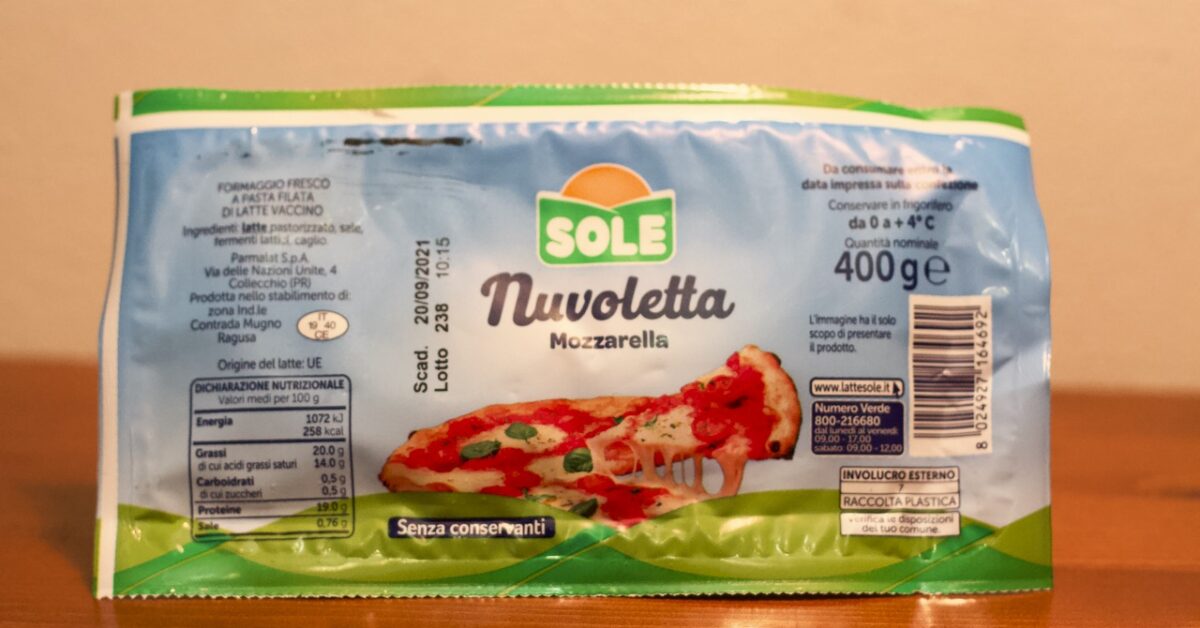 Sole Mozzarella Panetto - Daniele Sciarotta