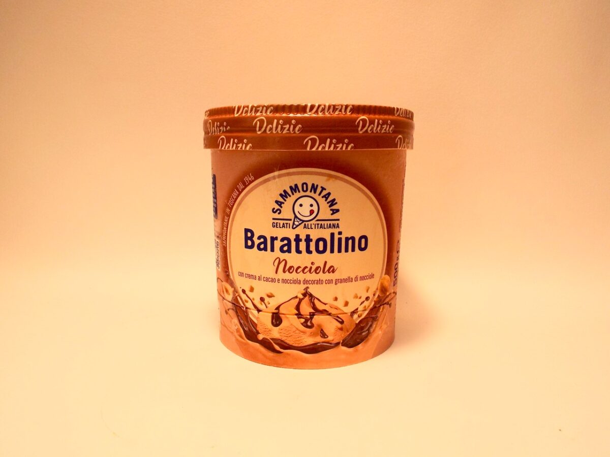 Sammontana Barattolino gelato al gusto di nocciola - Daniele Sciarotta