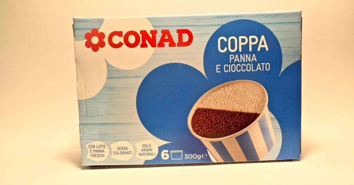 Conad Gelato Cream and chocolate cup - Daniele Sciarotta