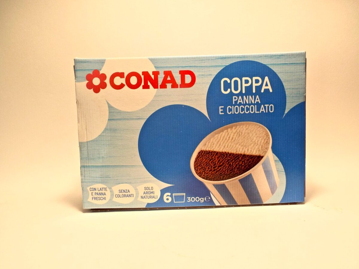 Conad Gelato Cream and chocolate cup - Daniele Sciarotta