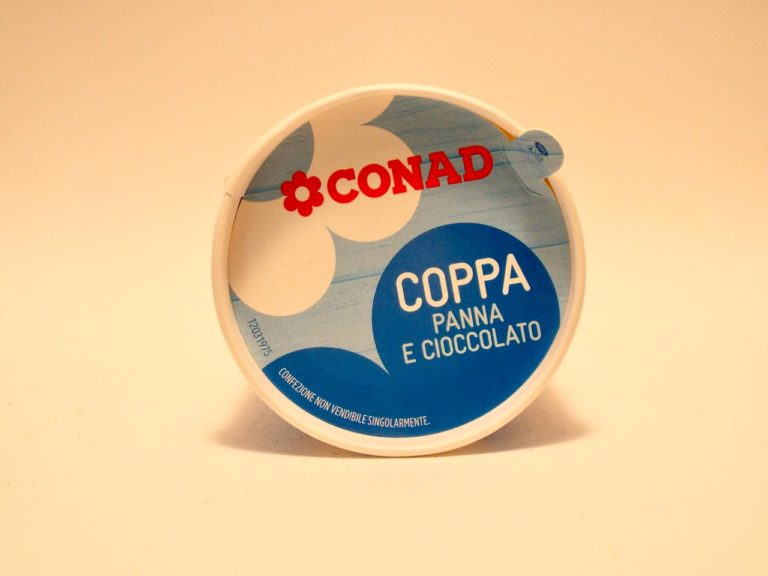 Conad Gelato Cream and chocolate cup - Daniele Sciarotta