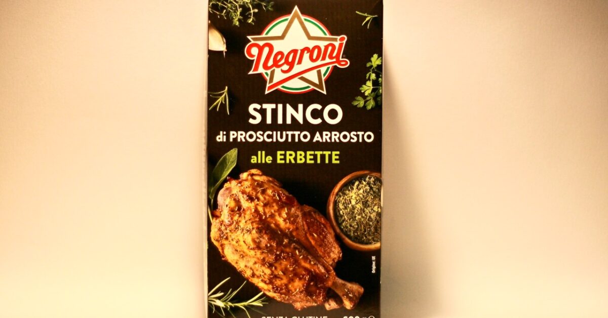 Stinco di prosciutto arrosto Negroni alle erbette - Daniele Sciarotta