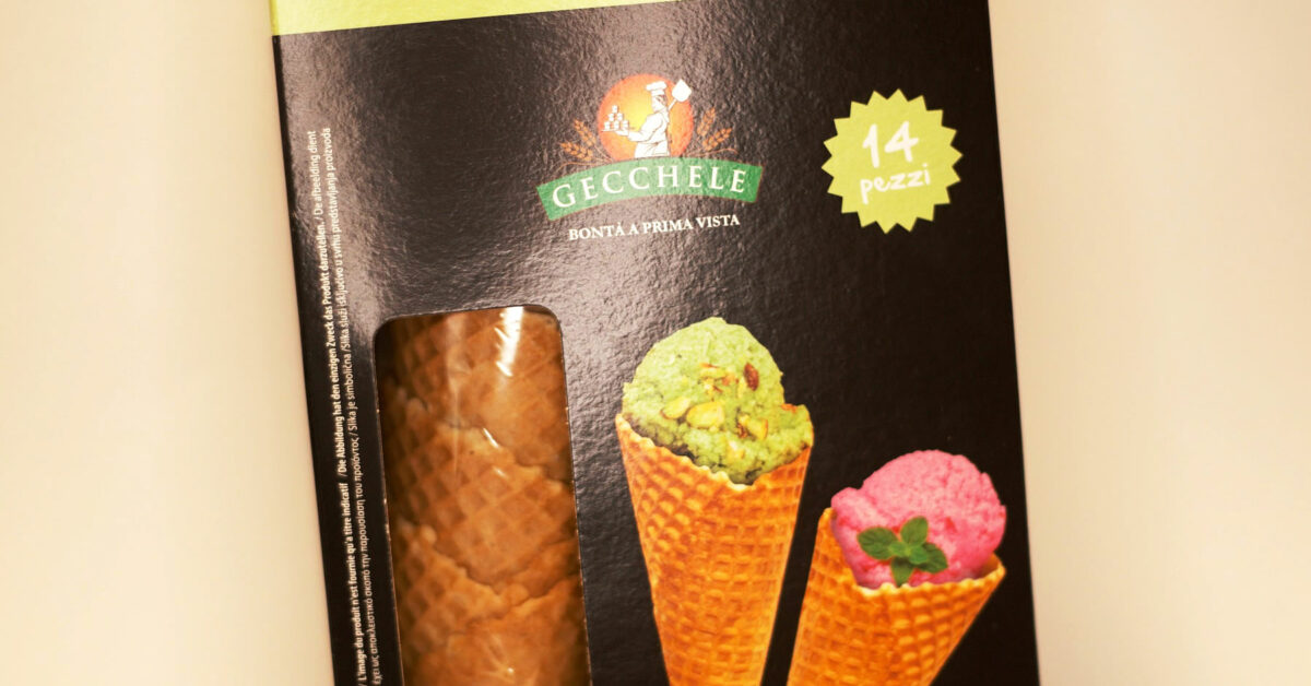 Gecchele coni gelato - Cono arrotolato Box - Daniele Sciarotta