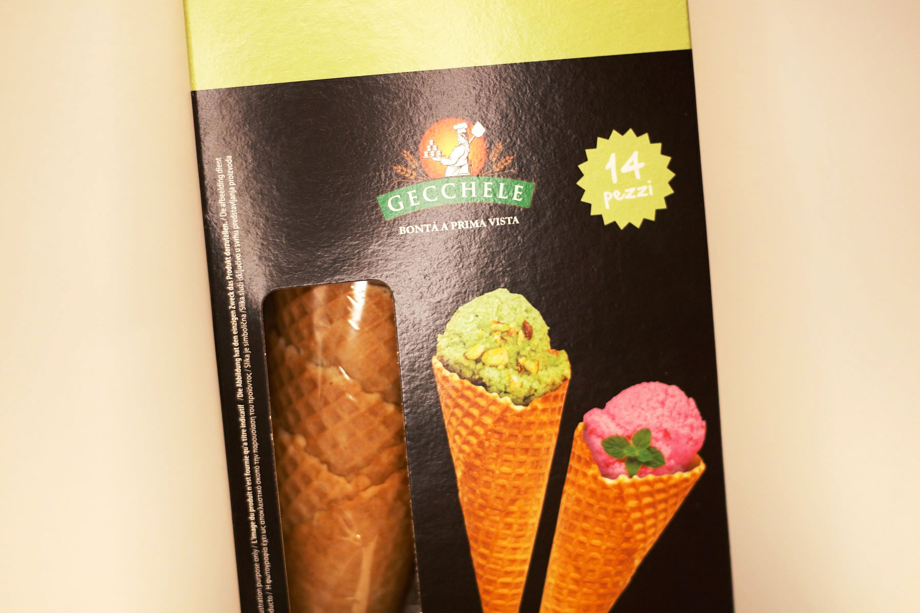 Gecchele coni gelato - Cono arrotolato Box - Daniele Sciarotta