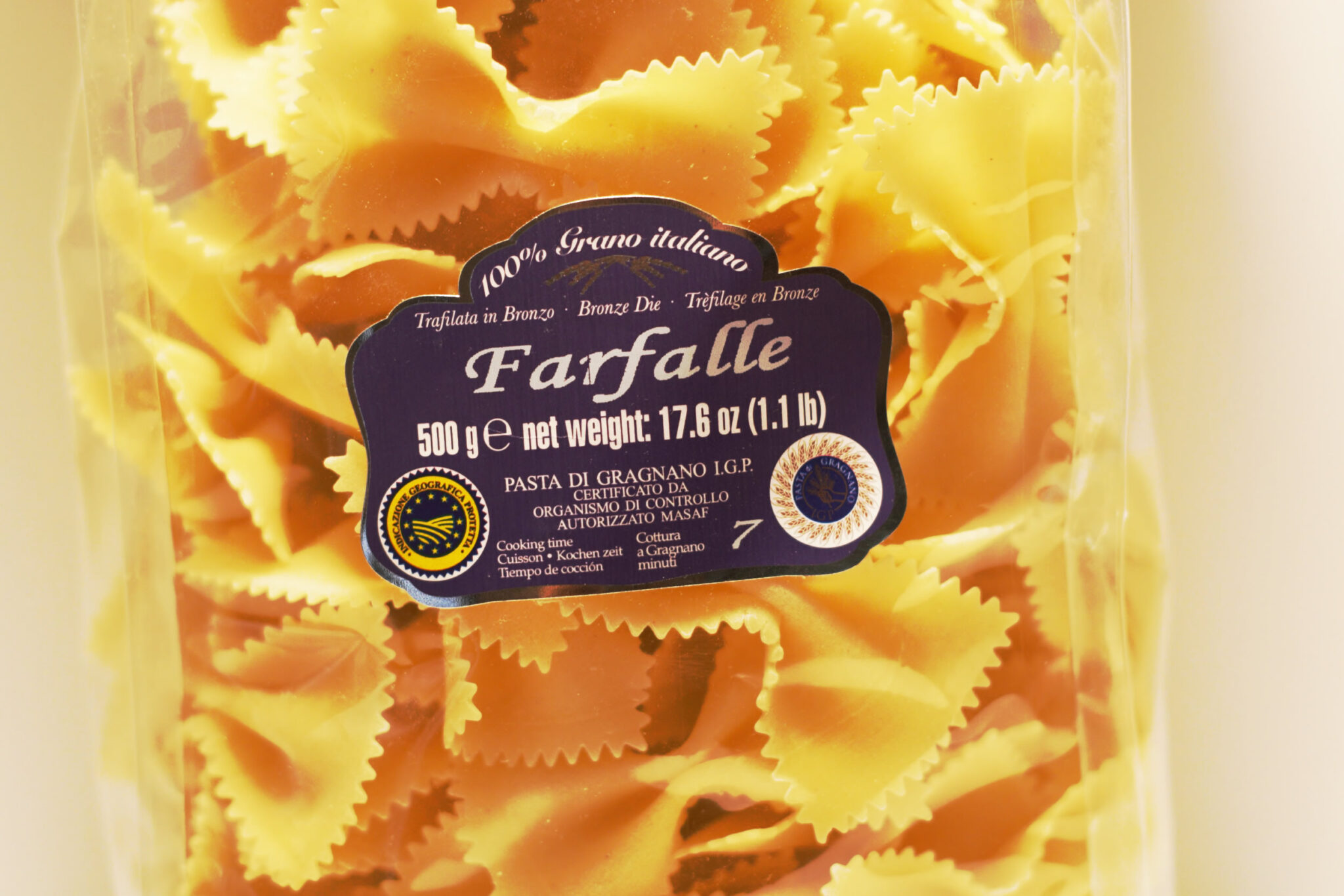 Pasta Farfalle Vecchio Pastificio Gragnano PGI - Daniele Sciarotta